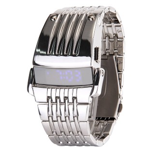 Iron Man Style Full Steel LED Digital Men Sports Watch