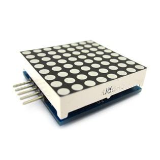 8X8 Cascadable Red LED Matrix Display Module with SPI Interface