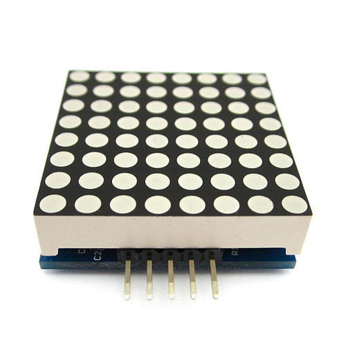 8X8 Cascadable Red LED Matrix Display Module with SPI Interface