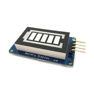 Battery Style Digital Tube LED Battery Level Display Module