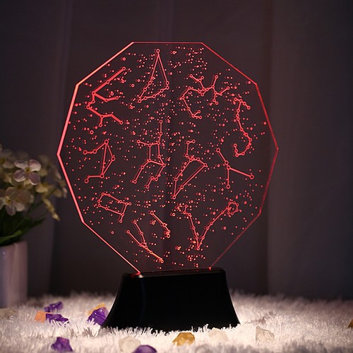 Starry Sky Shape Creative Vision Stereoscopic 3D Fantasy LED Light