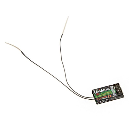 2.4G Flysky FS-iA6 6CH RC Receiver with Double Antenna