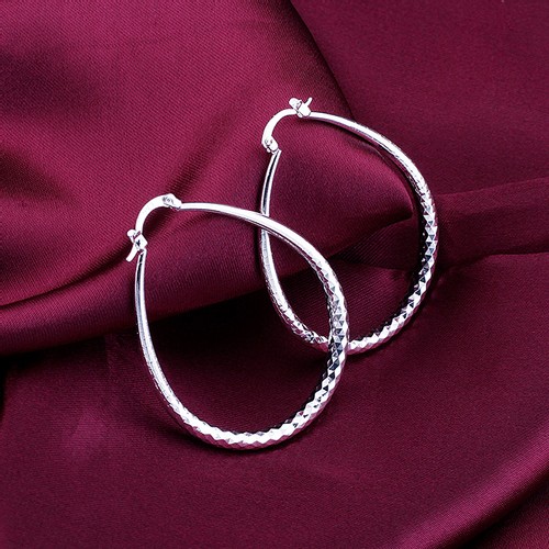 Fashion Silver Round Earrings Ear Pendants