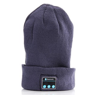Unisex Winter Wireless Bluetooth Knit Hat Music Cap Hands-free Call