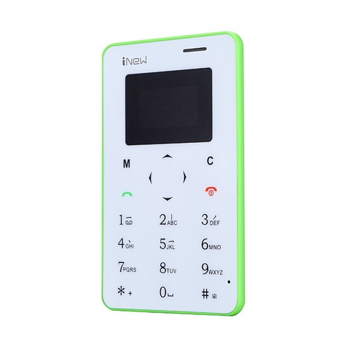 iNEW Mini1 5.3mm Ultra Thin Slim 0.96 inch MT6261D Pocket Card Phone