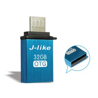 J-like 32GB USB 2.0 Micro USB Dual Plug U Disk OTG Flash Drive External ...