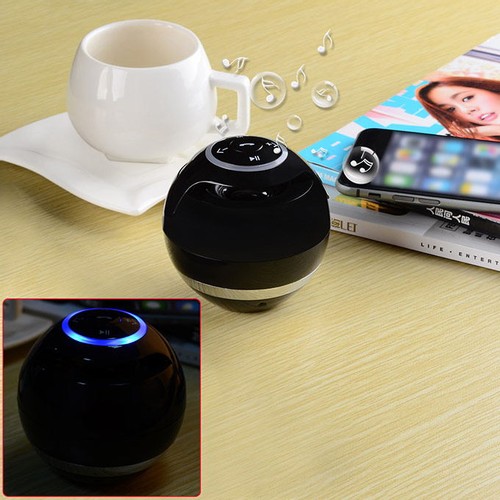 GS009 Portable Mini Ball S-BASS Stereo Speaker Handsfree Music Player