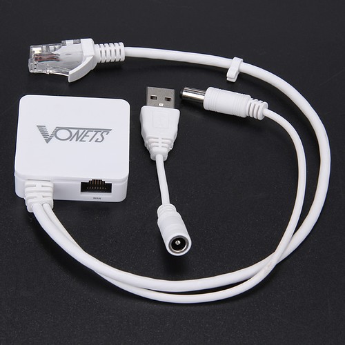 Vonets VAR11N-300 300Mbps 2.4Ghz Mini Wireless WiFi Router WiFi Bridge ...