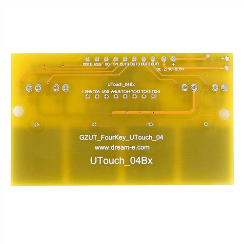 4-Channel Digital Capacitive Touch Sensor Switch Module
