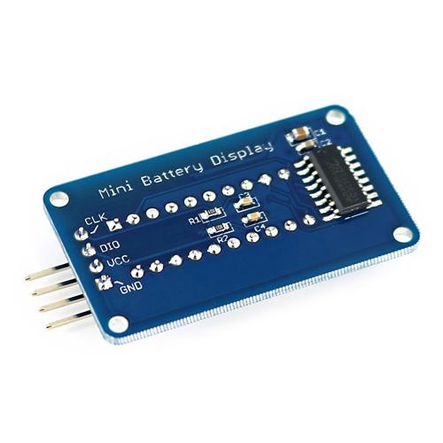 Battery Style Digital Tube Battery Level LED Display Module