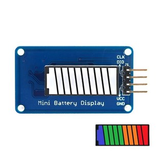 Battery Style Digital Tube LED Battery Level Display Module
