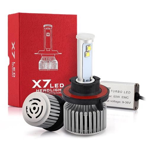 X7 H13-6000K-A 60W 4800LM LED Car Headlight Car LED Bulb