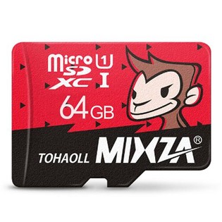MIXZA Class10 SDHC Micro SD Memory Card Monkey Year Edition-64GB
