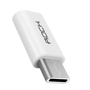 ROCK USB Type-C to Micro USB Converter - White