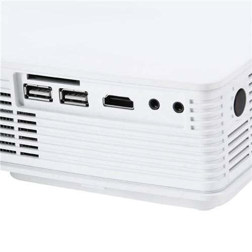 H909 LED Projector 1000LM 800*480 Pixels - White