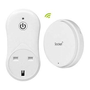 SIM1010-SP-UK Battery-free Wireless Switch Smart Socket - UK Plug