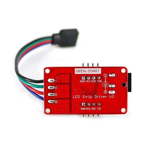 Colorful RGB LED Strip Driver Module with DC Jack for Arduino
