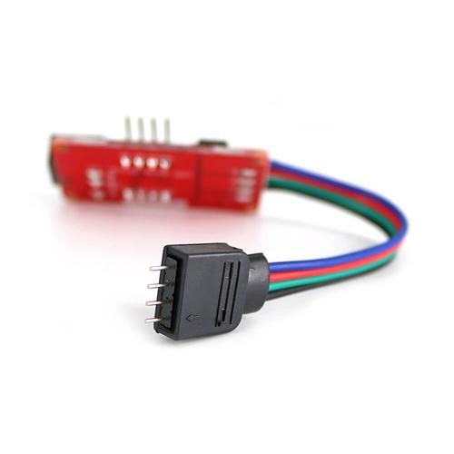 Colorful RGB LED Strip Driver Module with DC Jack for Arduino