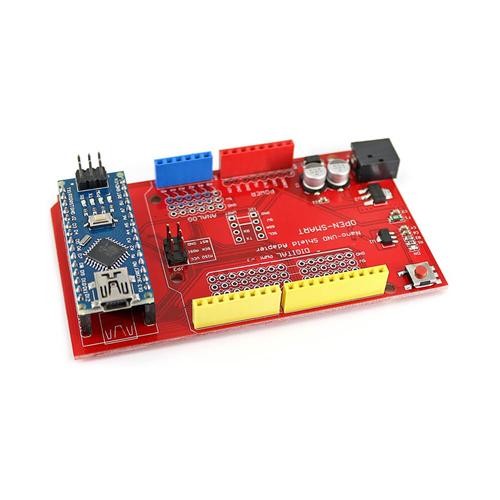 Nano-UNO Shield Adapter + Nano Development Board for Arduino