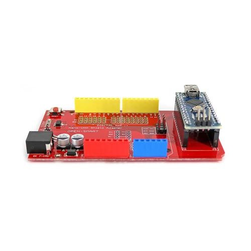 Nano-UNO Shield Adapter + Nano Development Board for Arduino