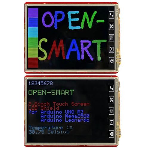2.8 inch TFT LCD Touch Screen LCD Shield Kit with TF Card for Arduino