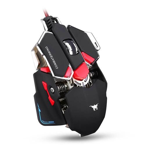 Combaterwing CW-80 Professional Programmable Gaming Mouse - Black