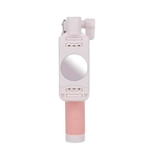 Freewalk Mini Wire Control Self-timer Selfie Stick - Pink