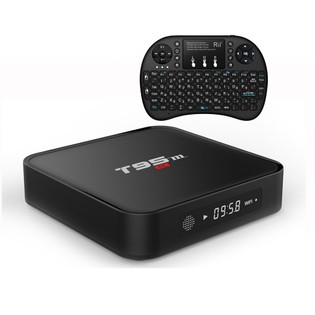 T95M Amlogic S905X Android 5.1 4K TV BOX + Rii i8+ Black