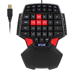 Delux T9 Wired Gaming Keyboard Black