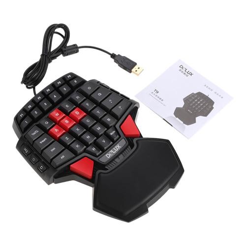 Delux T9 Wired Gaming Keyboard Black