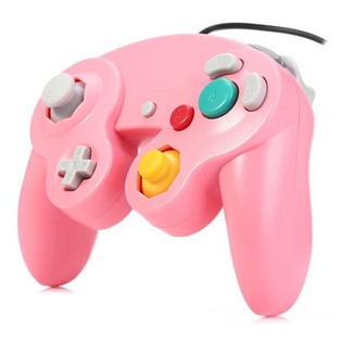 Game Controller for GameCube NGC and Wii Pink