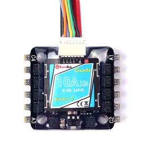 Sunrise Model 10A Blheli_S BB2 2-3S 4 in 1 Brushless ESC