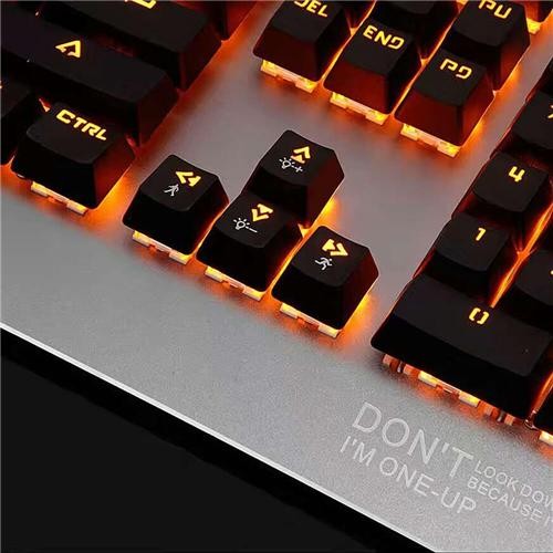 ONE UP K8 Mechanical Keyboard Orange Backlit
