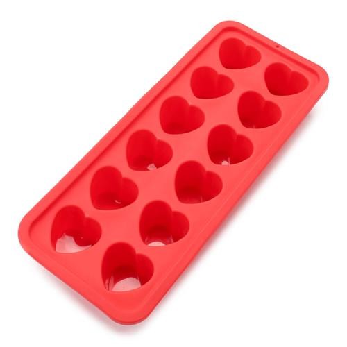 12 Mini Ice Cubes Trays - Red