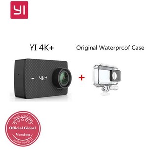 YI 4K Plus Ultra HD Action Camera + Original Waterproof Case - Black