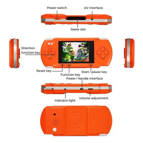 RS-2A 3.2 Inch Handheld Game Console Orange