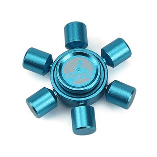 FQ777 Hexagonal Fidget Hand Spinner Aluminum Alloy Blue