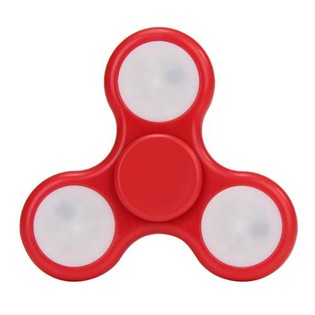 Fidget Hand Spinner RGB LED Light Red