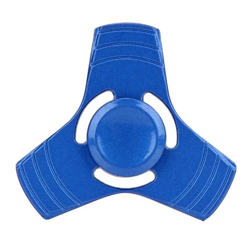 Tri Fidget Hand Spinner Aluminum Alloy Blue
