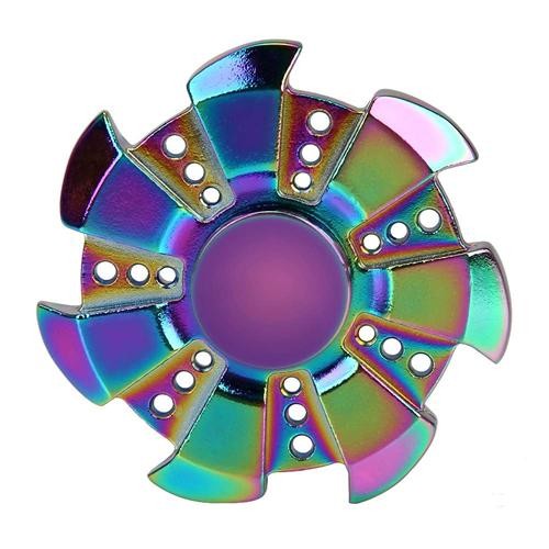 Fidget Hand Spinner Coloful Fire Wheel Zinc Alloy
