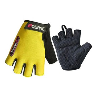 QEPAE QG035 Half Finger Gloves - Yellow(M)