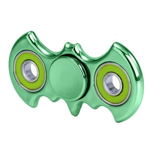 Fidget Hand Spinner Electroplated Batman Green