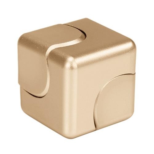 Fidget Cube Aluminum Alloy Gold