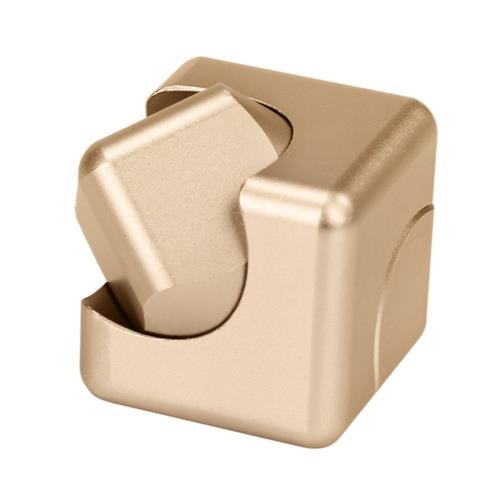 Fidget Cube Aluminum Alloy Gold