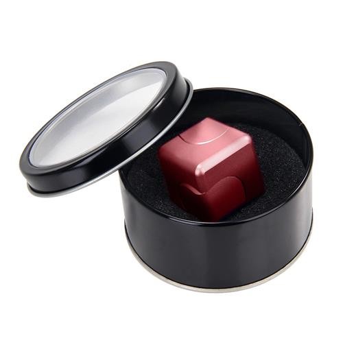 Fidget Cube Aluminum Alloy Pink