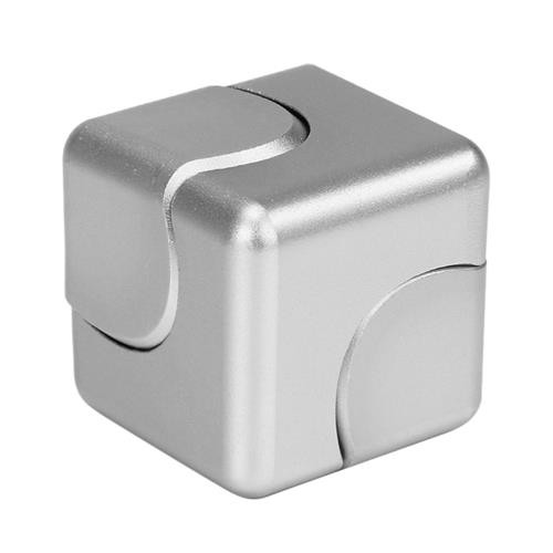 Fidget Cube Aluminum Alloy Silver