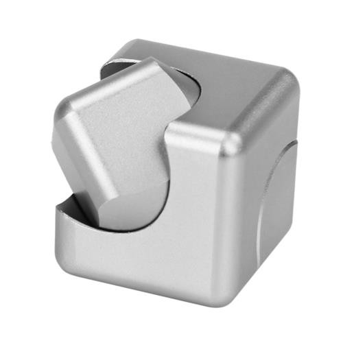 Fidget Cube Aluminum Alloy Silver