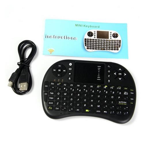 Wireless Keyboard 2.4G Touchpad White Backlight