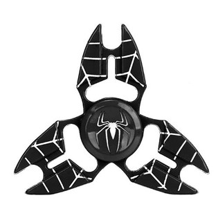 Fidget Hand Spinner Spiderman Zinc Alloy Black