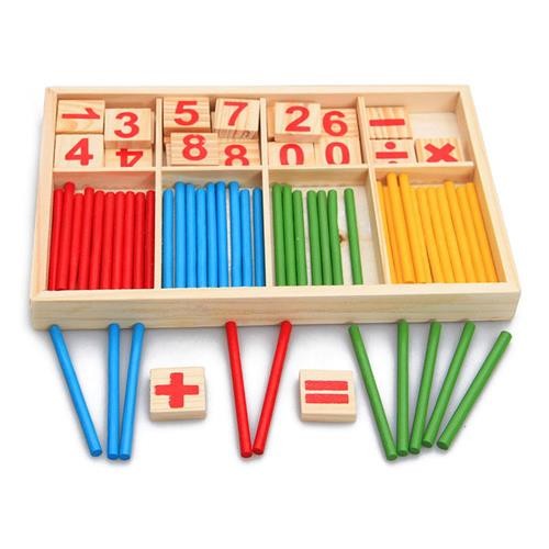 Wooden Counting Sticks Baby Education Toys